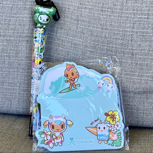 tokidoki | Office | New Set 3 Tokidoki Hawaii Collection Pen Notepad ...